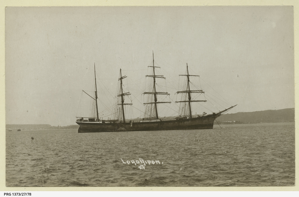 The 'Lord Ripon' in an unidentified harbour • Photograph • State ...