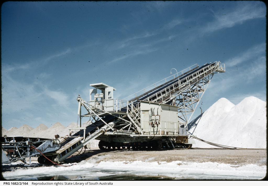 Salt harvesting and quarrying in South Australia • Photograph • State ...