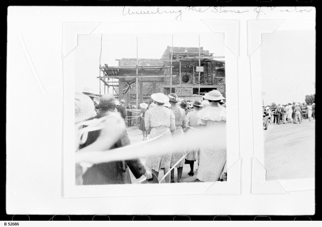 Foundation Stone Ceremony • Photograph • State Library of South Australia