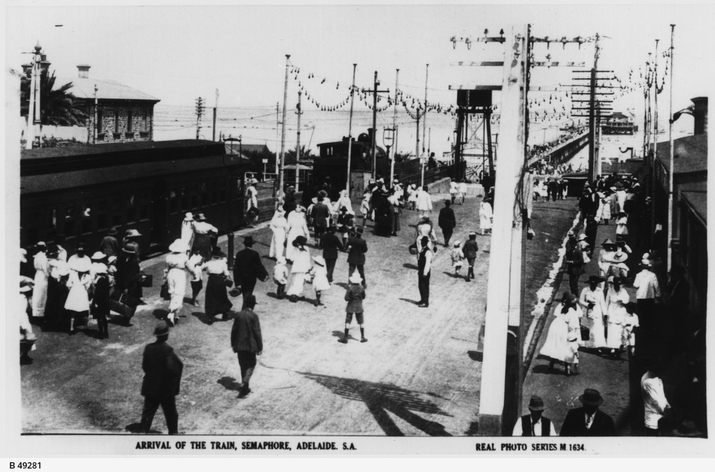 Semaphore Railway station • Photograph • State Library of South Australia