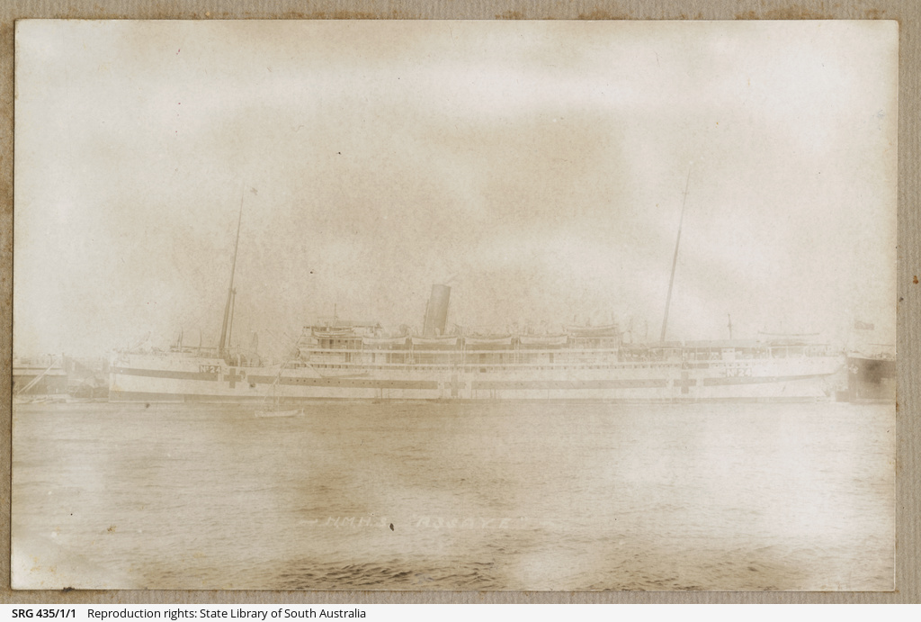 World War One album of hospital ships, medical officers and nurses ...