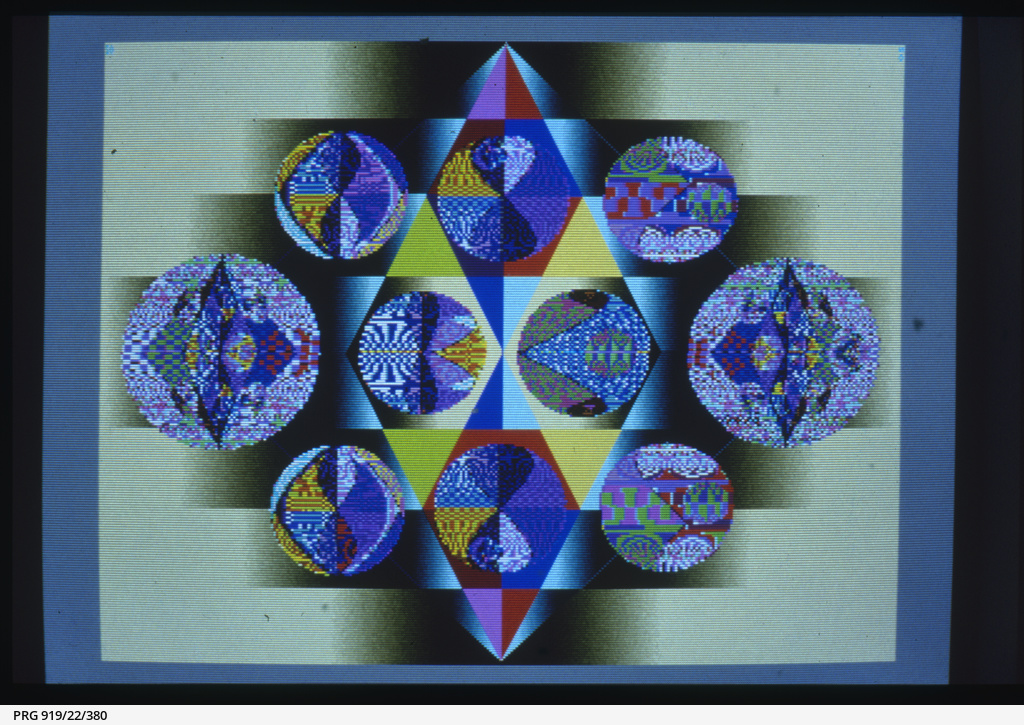 Sets of colour transparencies of computer graphics, arranged ...