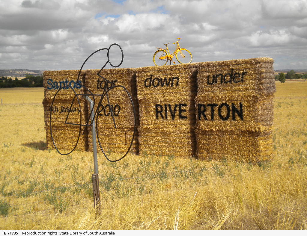Tour Down Under welcome • Photograph • State Library of South Australia