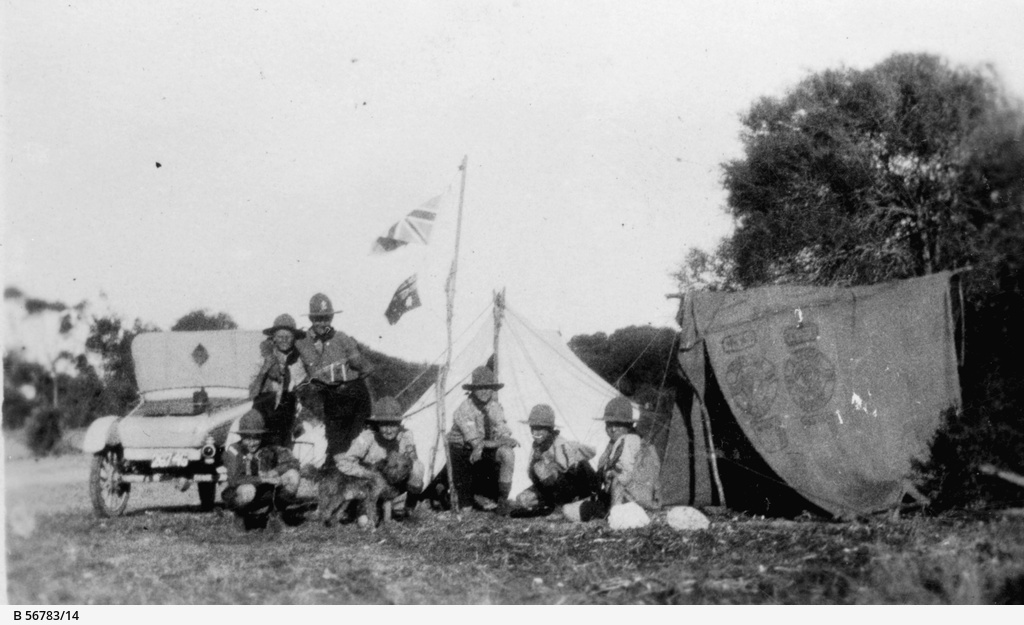 First scout camp at Port Broughton • Photograph • State Library of ...