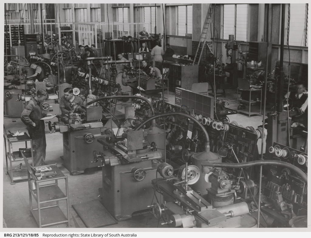 Photographic study of GM-H Woodville Plant; shop and plant • Photograph ...