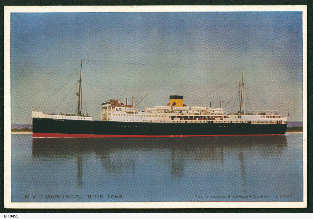 M.V. Manunda • Photograph • State Library of South Australia