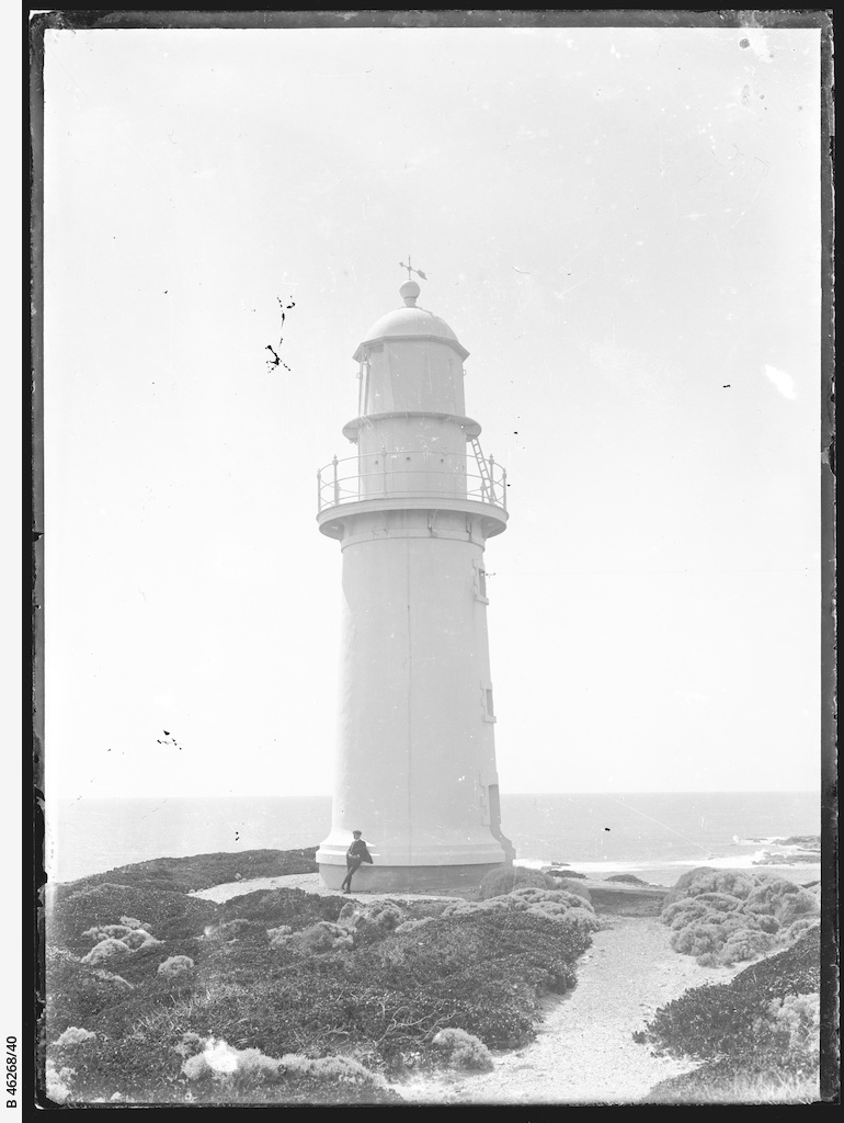 Lighthouse, Corny Point • Photograph • State Library of South Australia