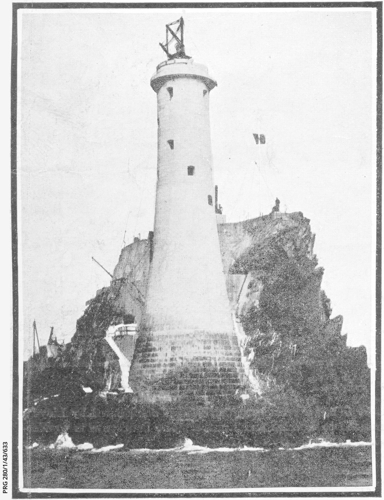 Completed Fastnet lighthouse tower • Photograph • State Library of ...
