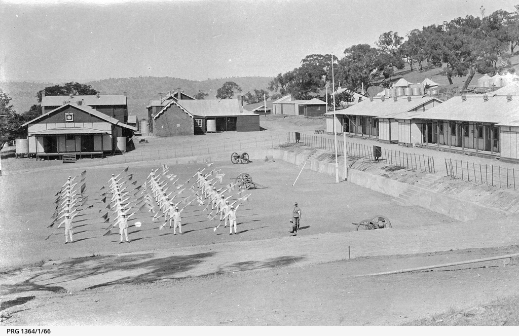 Cadets at Duntroon Military College • Photograph • State Library of ...