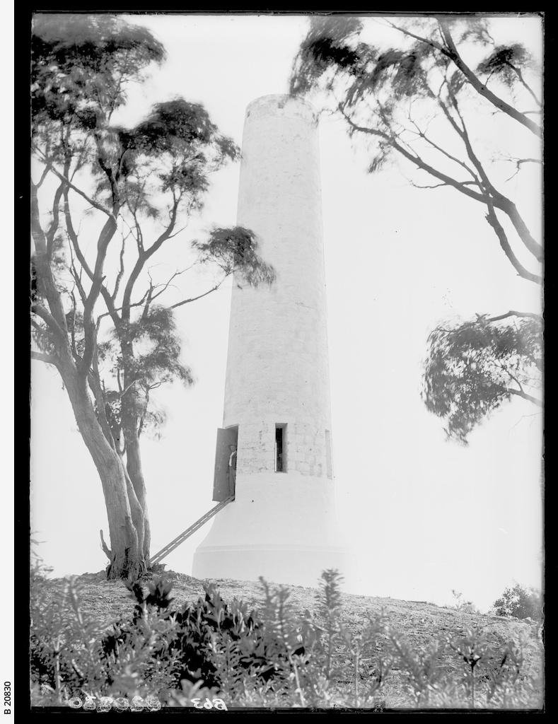 Flinders' Column, Mt Lofty • Photograph • State Library of South Australia