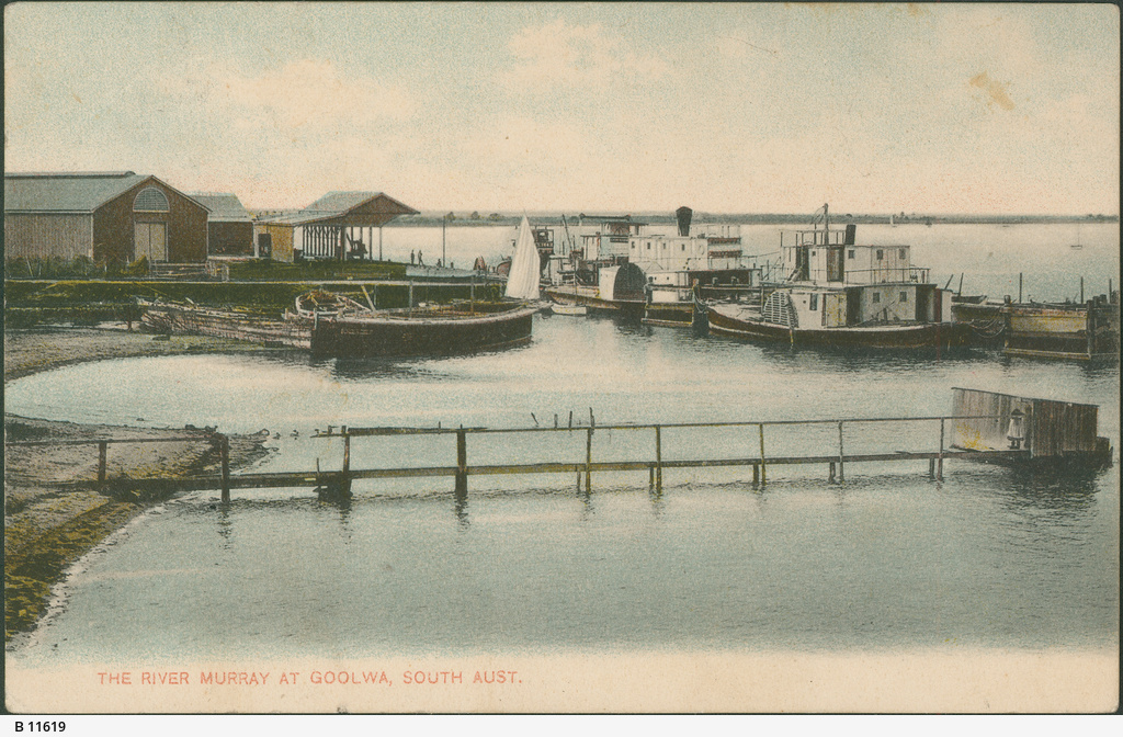 Goolwa wharf • Photograph • State Library of South Australia
