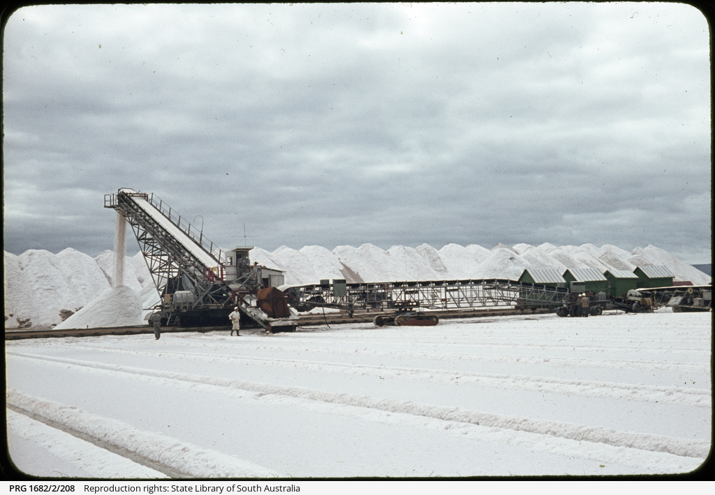 Salt harvesting and quarrying in South Australia • Photograph • State ...
