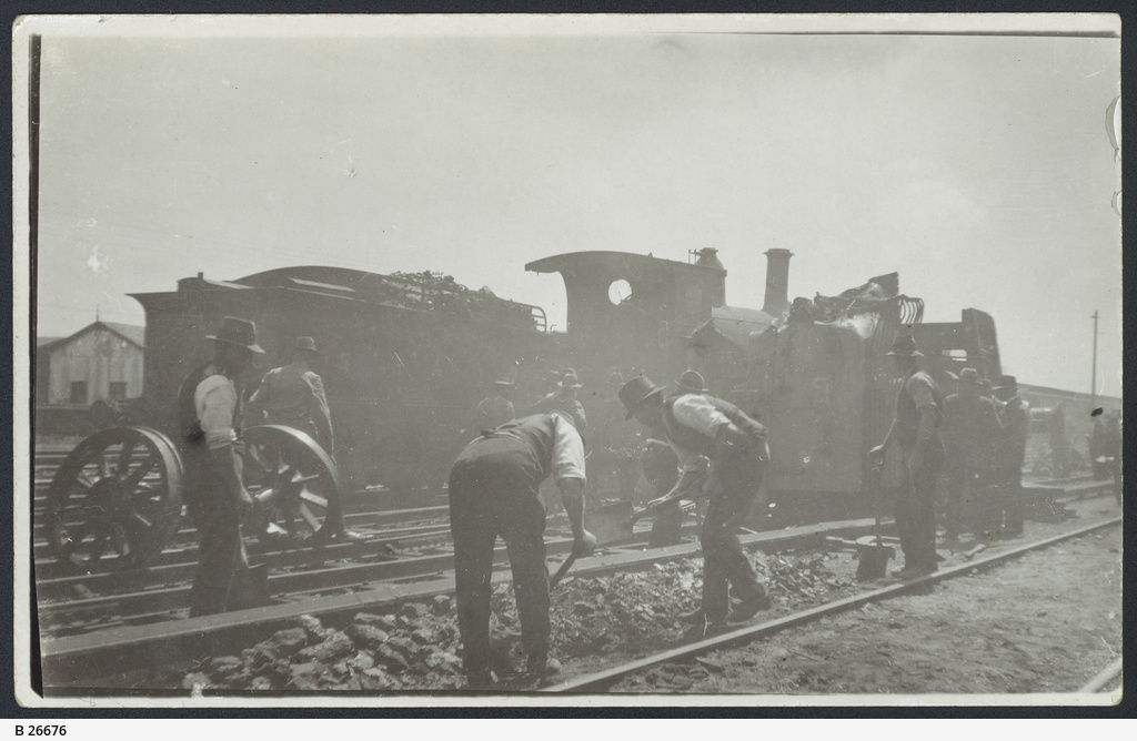 Train Collision • Photograph • State Library of South Australia