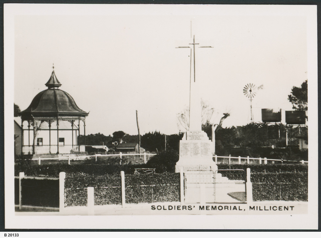 Millicent Soldiers' Memorial • Photograph • State Library of South ...