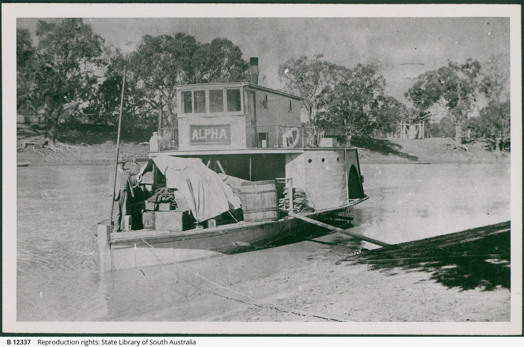 River Steamer "Alpha" • Photograph • State Library of South Australia