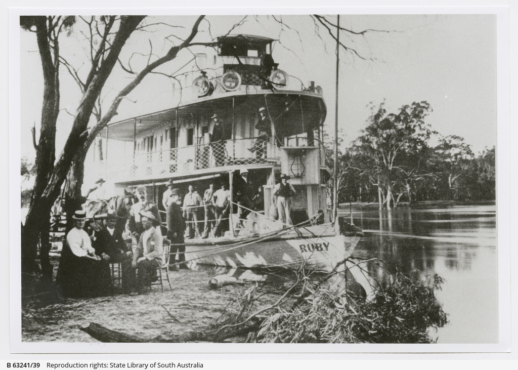 Paddle steamer 'Ruby' • Photograph • State Library of South Australia